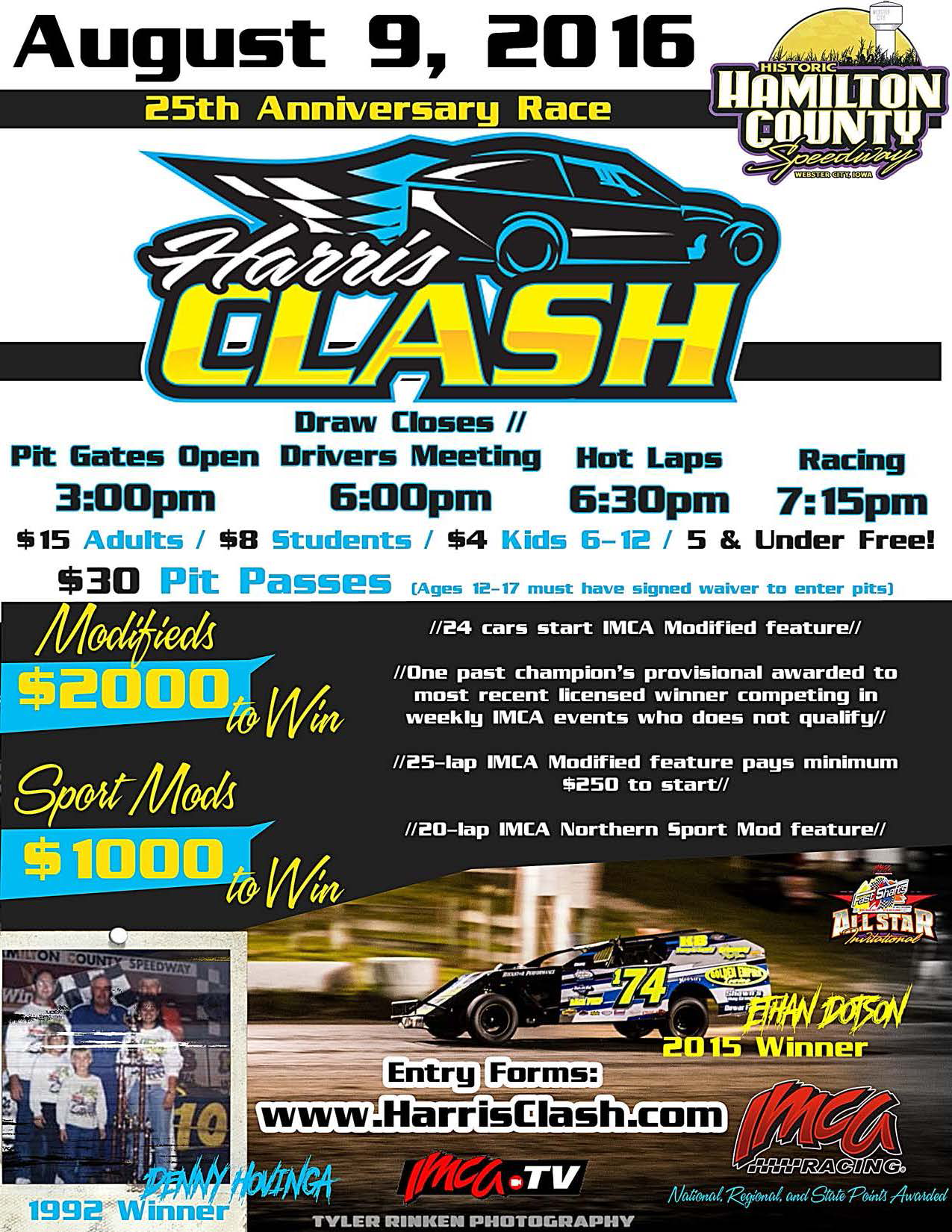 The Official Website of the Hamilton County Speedway in Webster City, Iowa